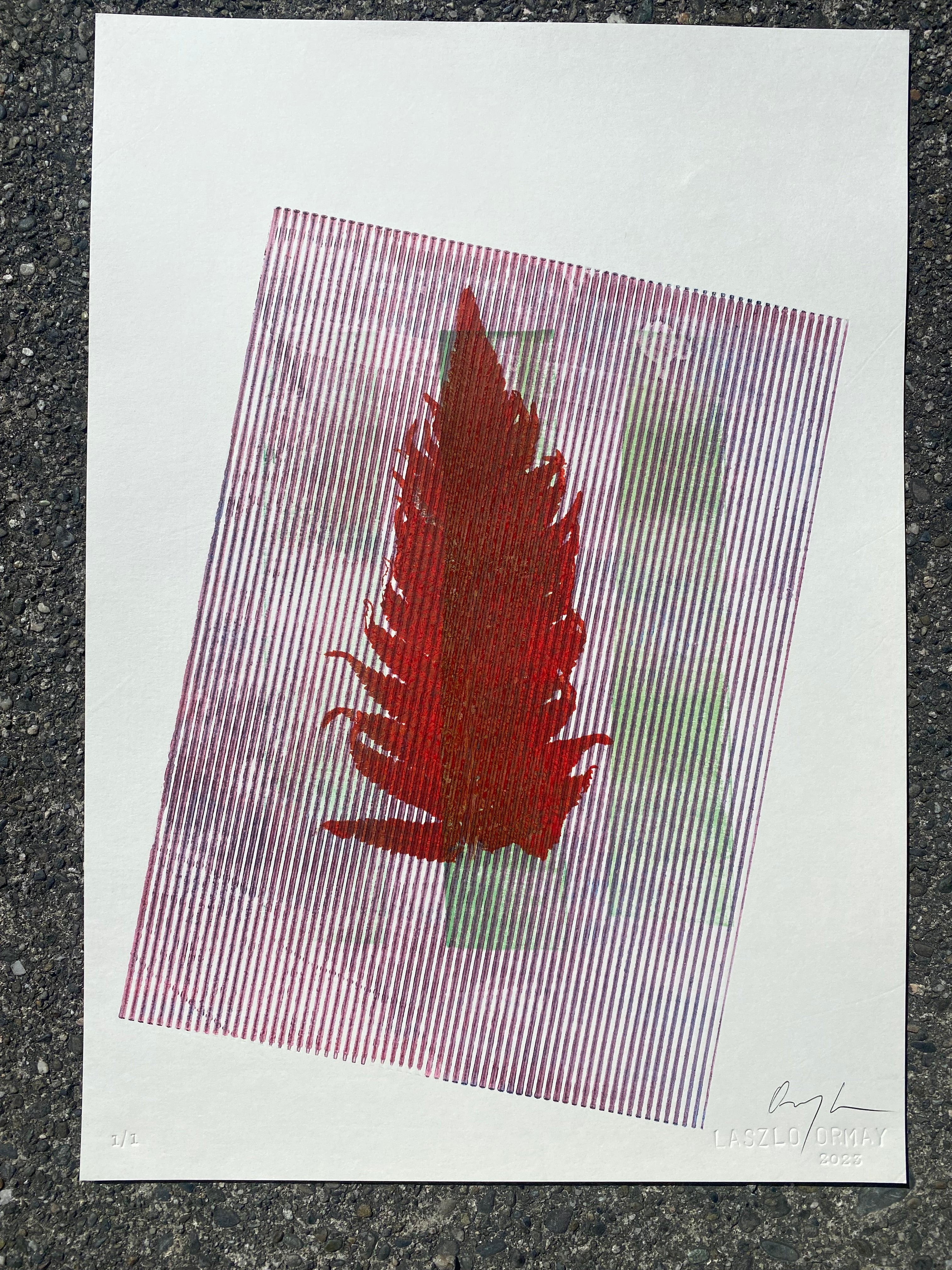 L.O.S.T 7 - Monotype Print – The Coolstore Gallery