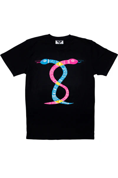 Men’s Tee - The Infinity Snakes of Time (Limited Edition) - Black – The ...