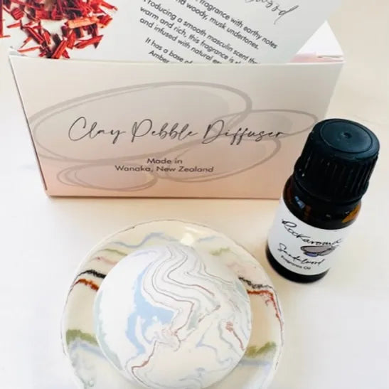 Round Clay Pebble Diffuser Set with Oil – The Coolstore Gallery